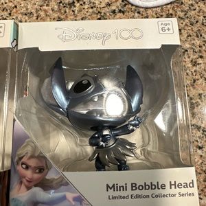 Disney | Toys | Set Of 4 Disney 0th Anniversary Mini Bobble Head Mickey ...